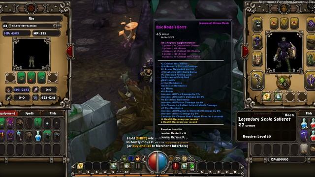 Torchlight Прохождение №55 Nightmare Forsaken Caverns