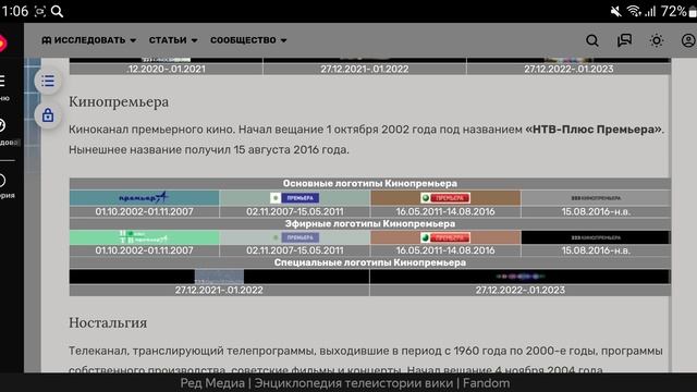 История логотипов третьего мультиплекса каналов в НТВ-Плюс