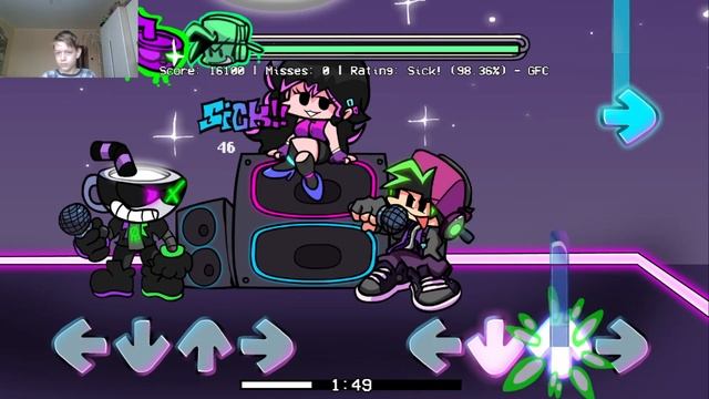 Фнф Нео Инди Кросс демо полное прохождение.