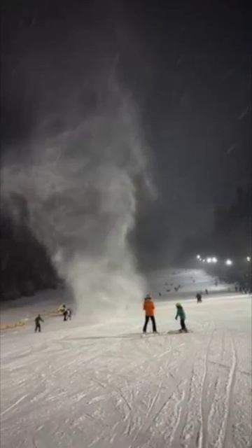 Необычное и опасное явление прямо на горнолыжном курорте