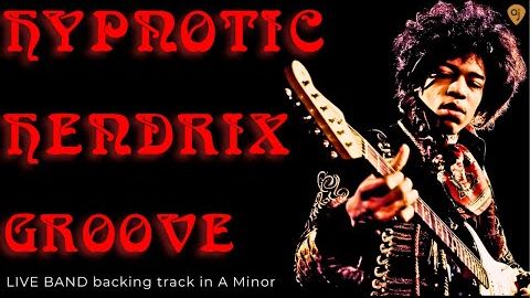Psychedelic Jimi Hendrix Style Guitar Backing Track In A Minor ALL LIVE VERSION W⧸ VIDEO