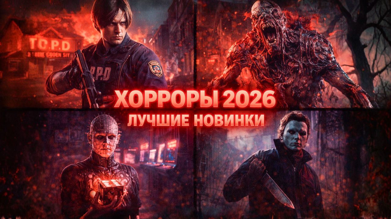НОВЫЕ ХОРРОРЫ 2026 Resident Evil Requiem, ILL, Hellraiser, The Mount — ЧТО ПОКАЗАЛИ