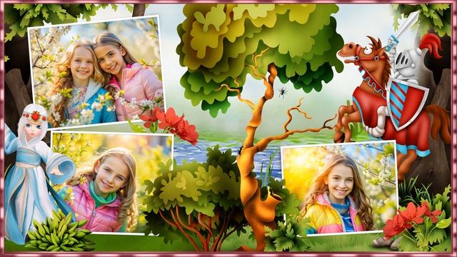 "Сказки гуляют по свету". Фотозаменяемый проект для Proshow Producer