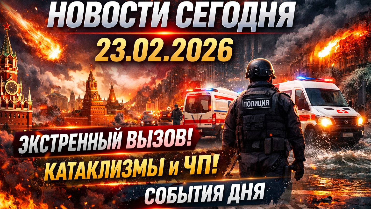 🍿 Новости Сегодня 23.02.2026 — главные события дня в России и Москве!