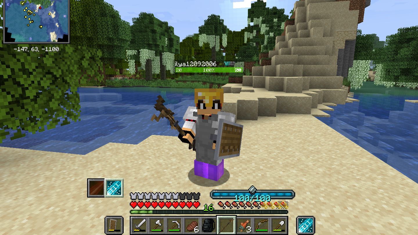 Выживание в майнкрафт 1.19.2 с модами без слов 3 серия