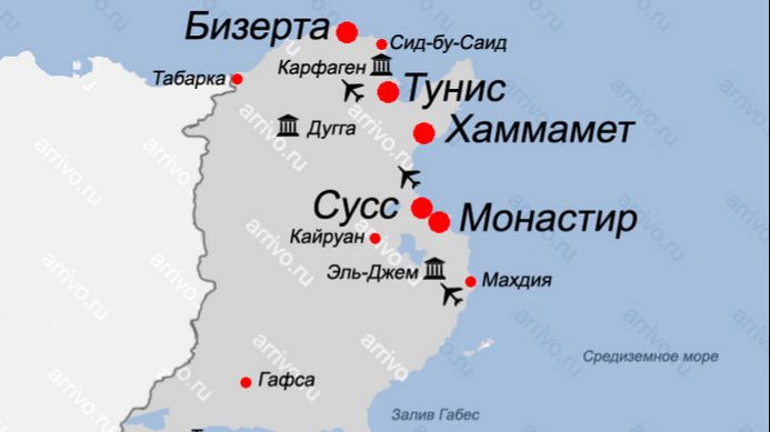 1500 км по Тунису