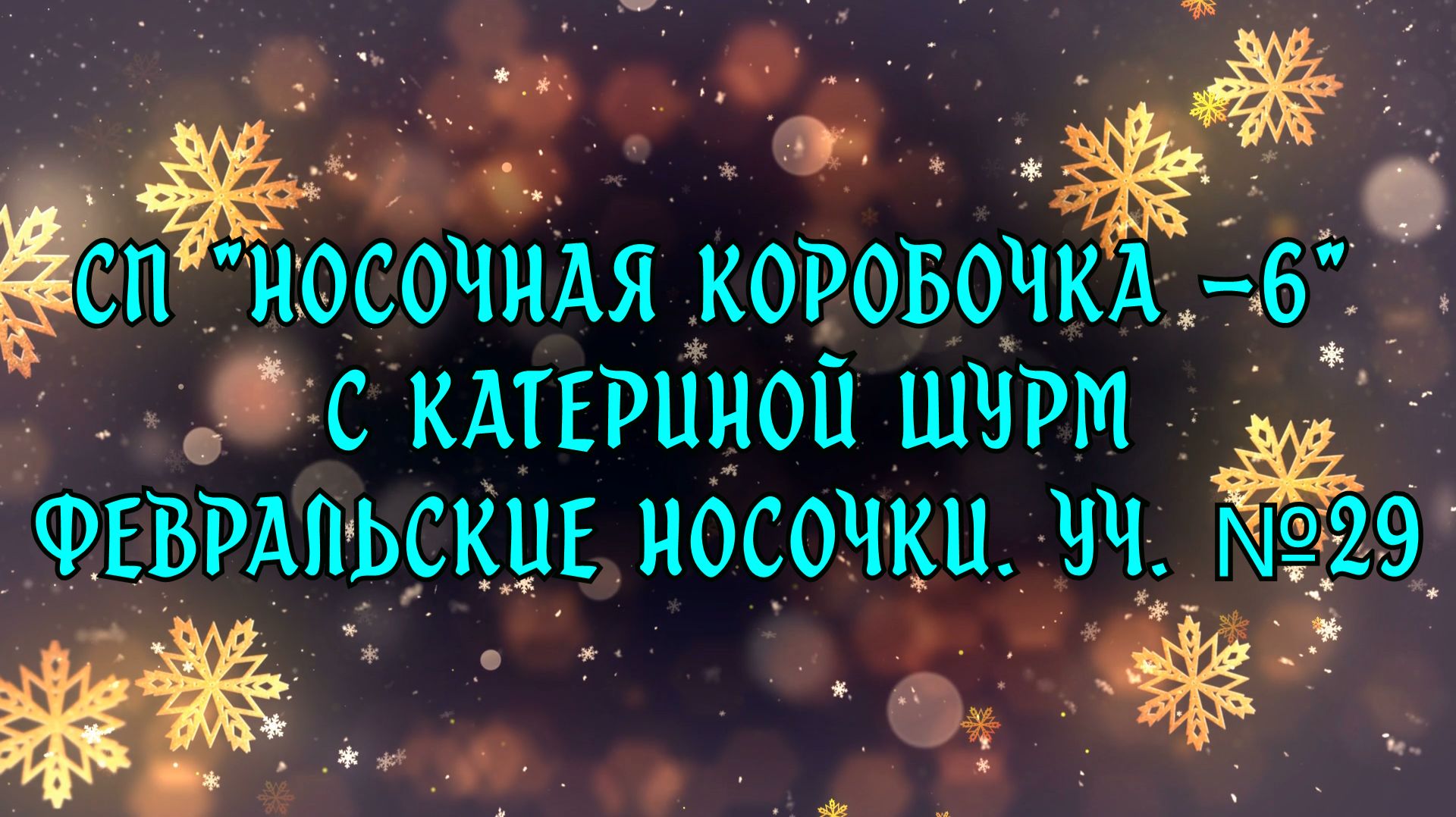 СП "Носочная коробочка - 6" с Катериной Шурм. Носочки февраля. Участник №29