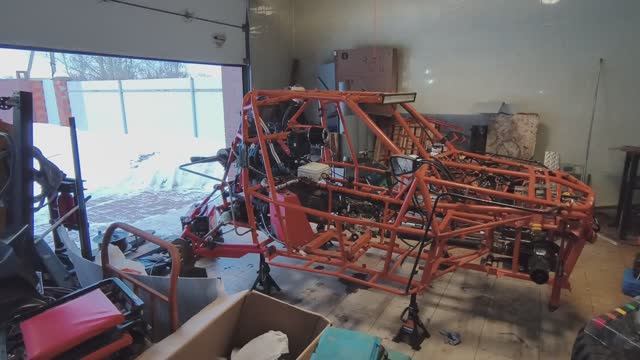 Задние крылья, основной каркас