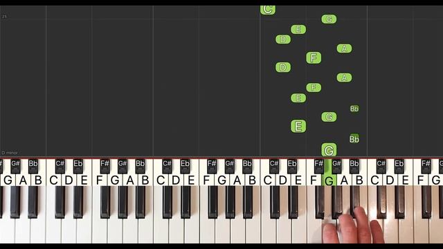 Bach - Toccata in D minor Lesson Piano