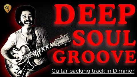 🎸 Late-Night Soul Jam -  Deep Soul  Groove ｜ Guitar Backing Track in D Minor