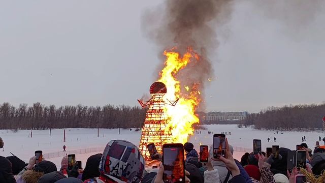 масштабные народные гуляния в честь Масленицы г. Омск