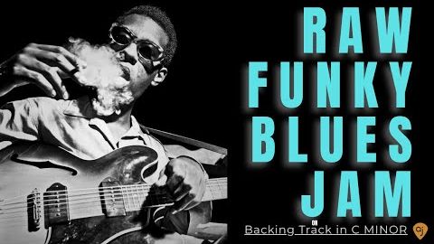 Greasy Live Funky Blues Jam Track ｜ Guitar Backing Track (C Minor)