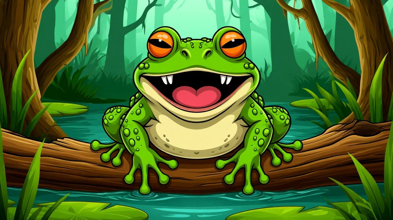 Злая жаба. Мультик. Песенка.