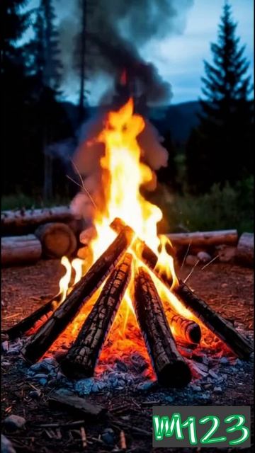 РЕЛАКС SHORTS#1 #relax #релакс #костер #музыка #мелодии #развлечение #смысл жизни #спокойствие #лес