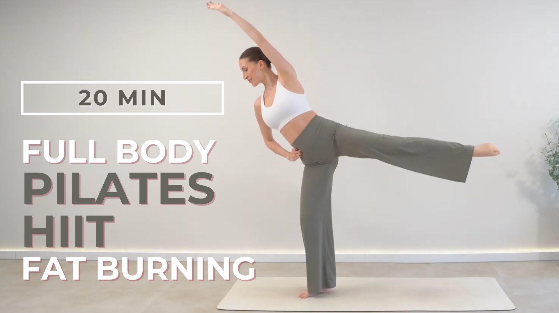 30-минутная домашняя тренировка в стиле пилатес | Тренировка на все тело | Пилатес для начинающих