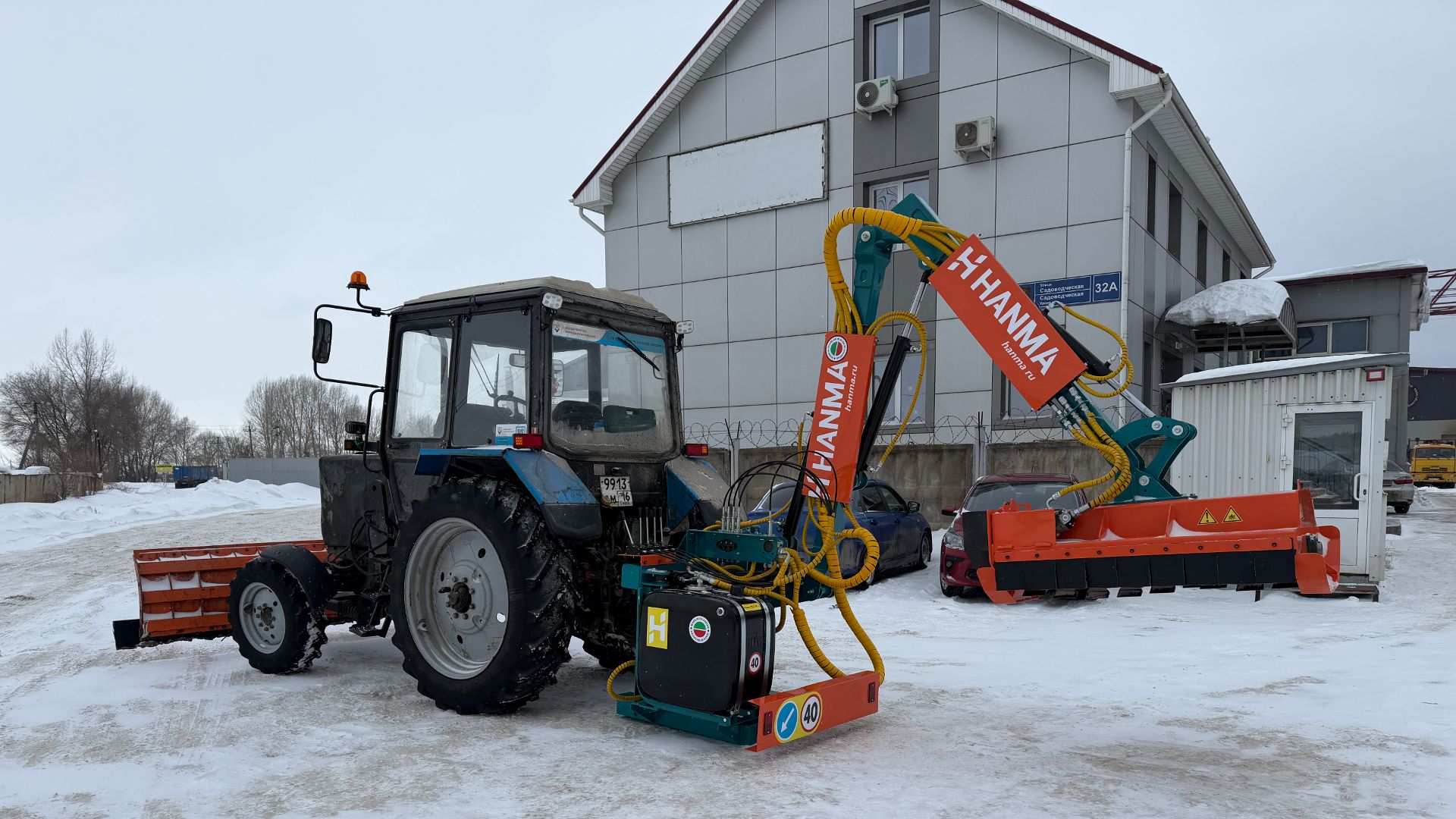 Обновленная косилка манипуляторная HANMA