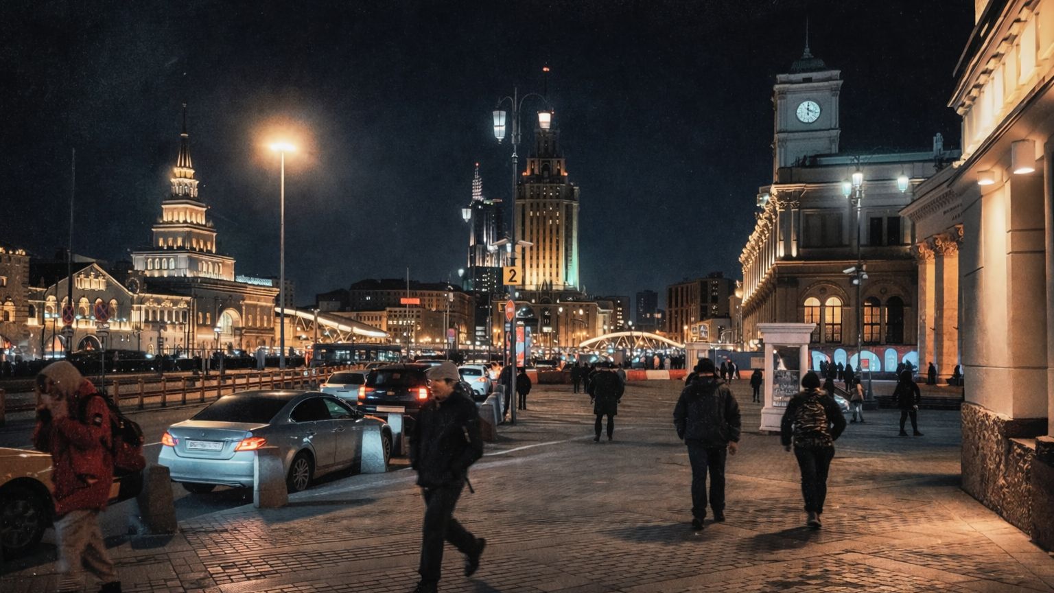 Посадка в поезд. Москва. Ленинградский вокзал. (Март 2025)