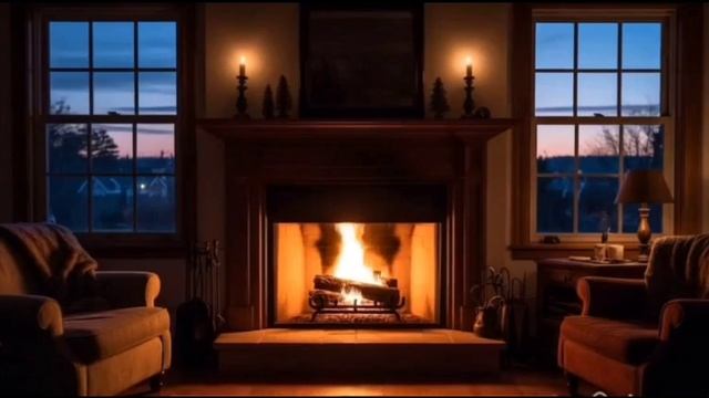 Звук камина | Звук огня | Треск дров| Успокаивающие звуки для сна | Успокаивающее видео | ASMR