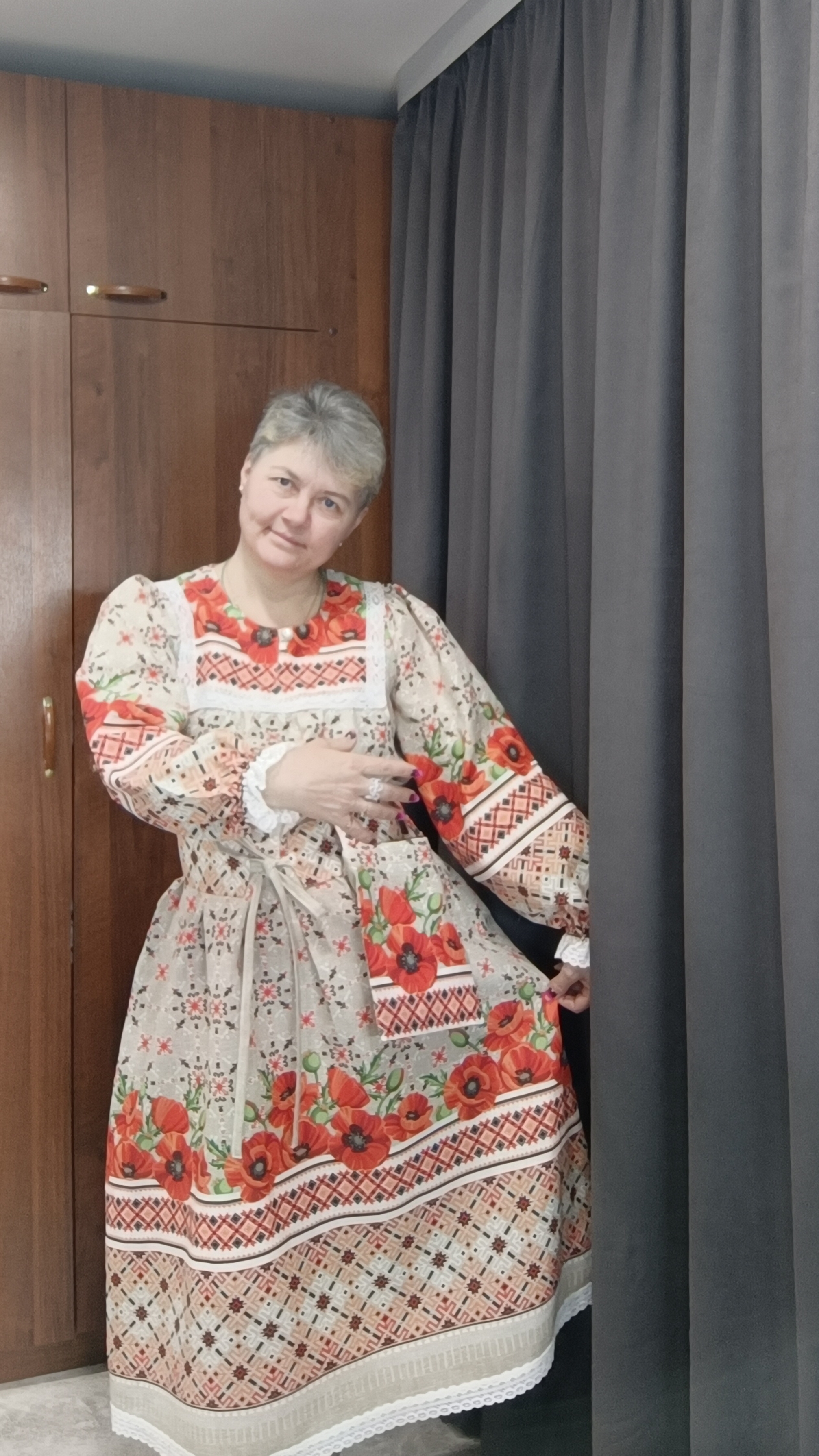 Платье в славянском стиле