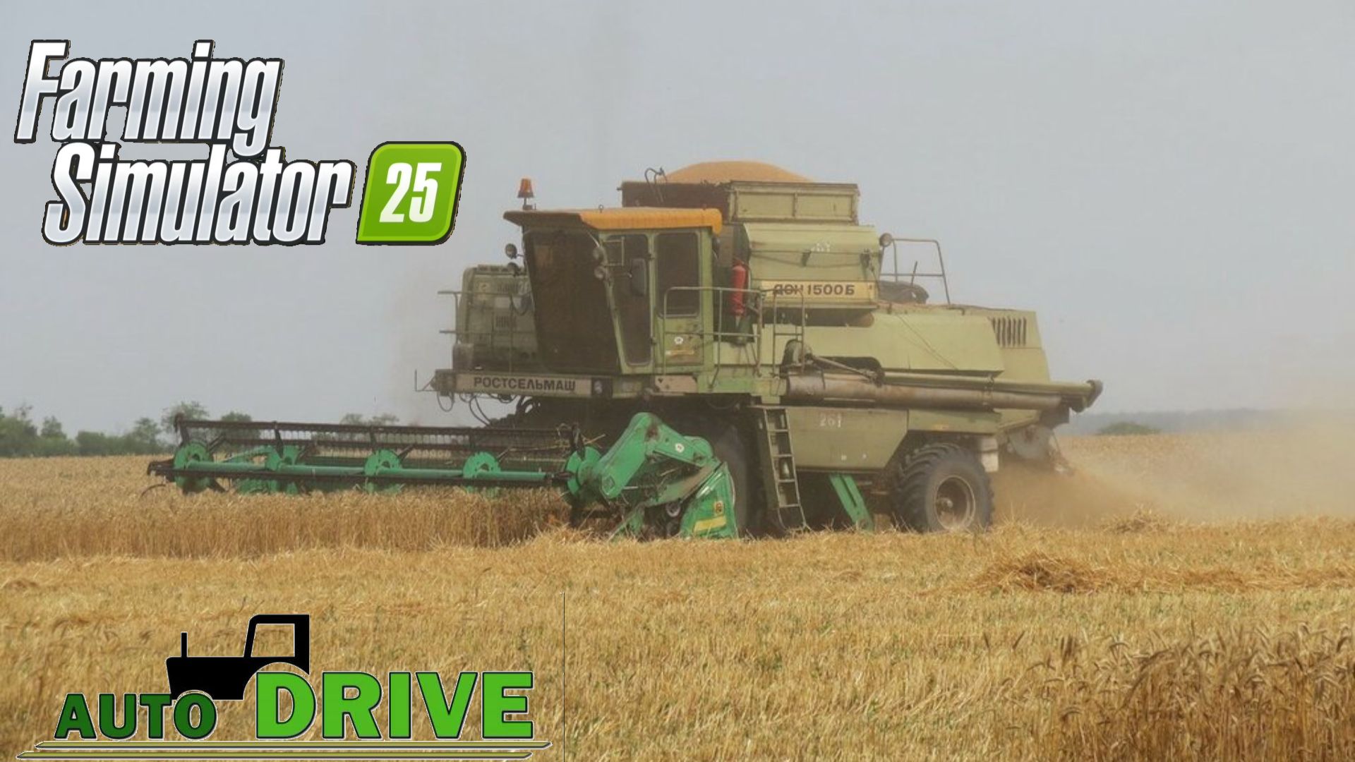 Авто драйв прицеп накопитель перегрузчик  FS25