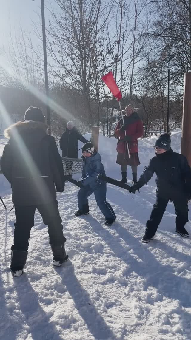 Игровая программа для детей, сражение на тямбарах