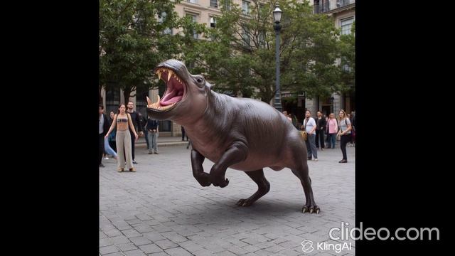 Бегемот в городе