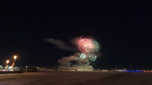 Праздничный салют по случаю Дня защитника Отечества 23 02 2026