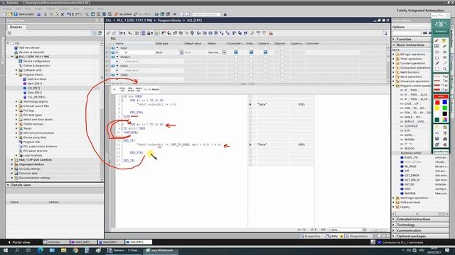 SCL Tia portal Part 8 Continue  Exit   Return