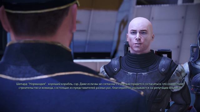 Mass Effect 1 Сложность - Безумие. Класс - Адепт. 7 серия. Инспекция Нормандии. Интервью. Жучок.