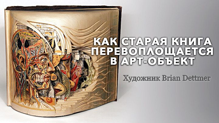 Brian Dettmer -  резчик по книгам  *  Искусство — book carving