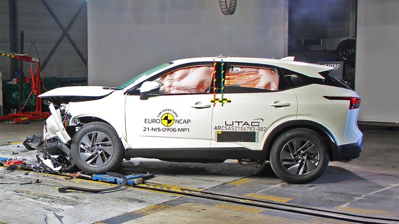 Краш-тест нового Nissan Qashqai 2025 года от Euro NCAP на CarMaps.Ru