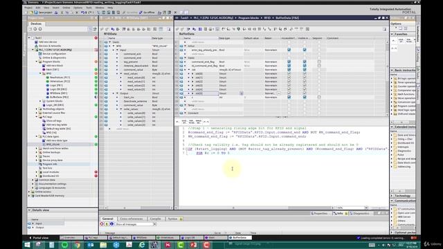 2.9 Написание алгоритма ПЛК для сопряжения с RFID (3)