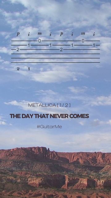 THE DAY THAT NEVER COMES Metallica на Гитаре 1/2. Ноты и Табы GuitarMe School | Александр Чуйко