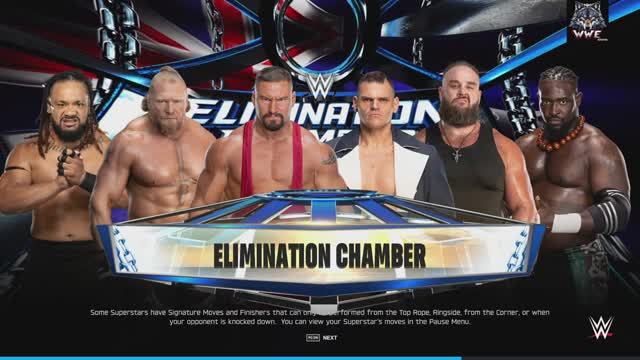 WWE2K25 ELIMINATION CHAMBER