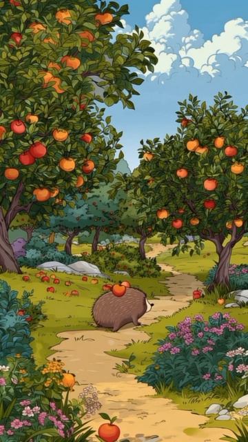 3 из 3_ёж и яблоки