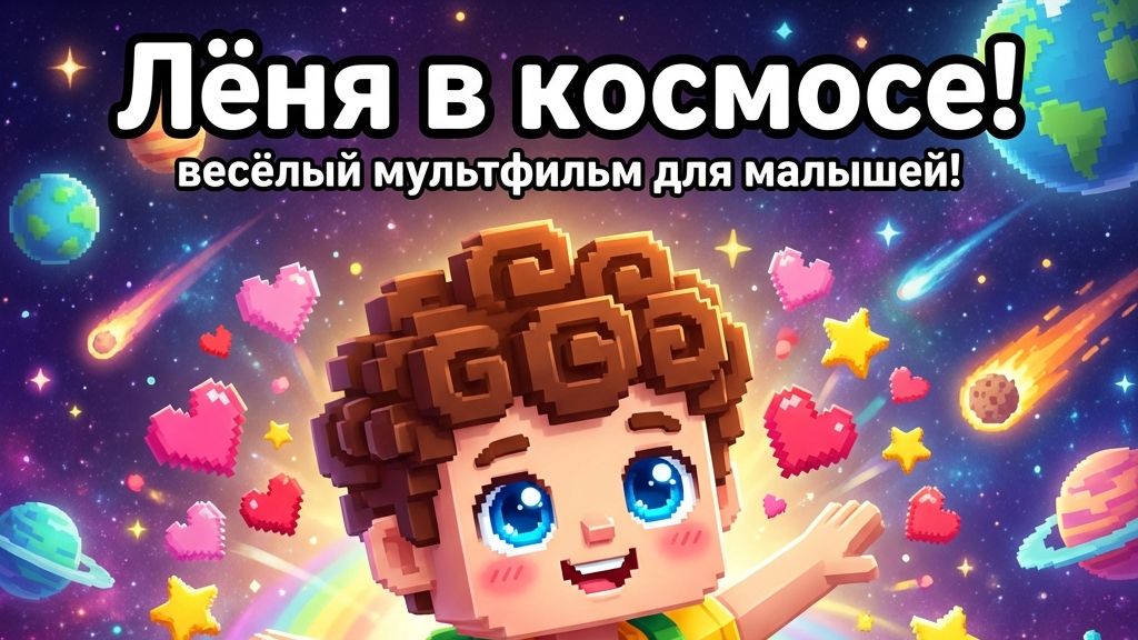 Лёня в космосе! Весёлый мультфильм для малышей 🚀