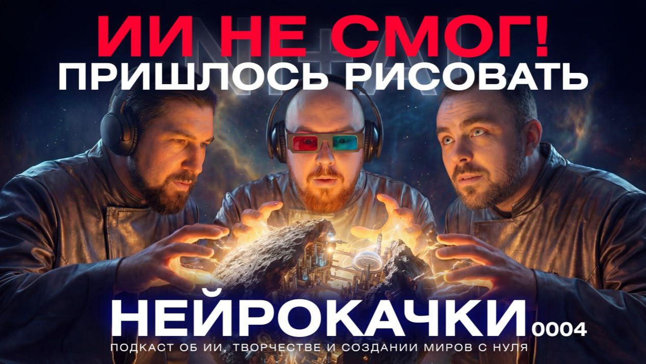 НейроКачки Выпуск 0004 | Концепт дизайн от рисунка до нейронки | воркшоп по рисованию в нейросети |