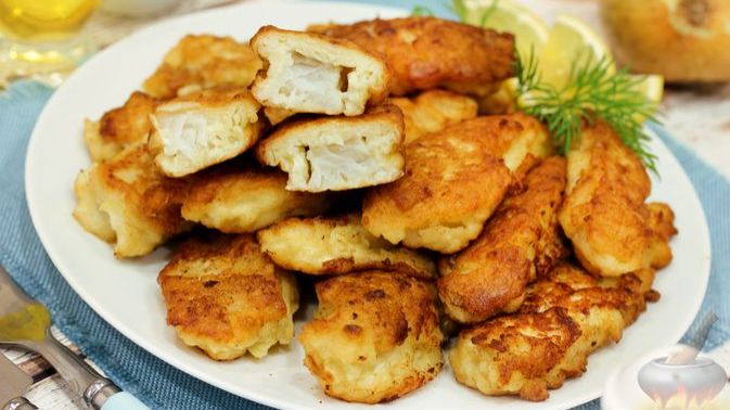 РЫБА, ЖАРЕННАЯ В ЛУКОВОМ КЛЯРЕ
