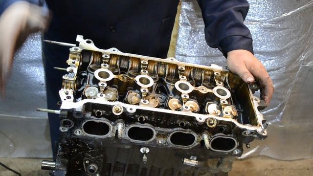 Разбор двигателя 1ZZ-FE