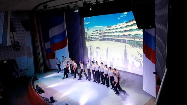 Кадеты -Защитники Отечества. Орлёнок.  Владивостокское военное училище. Выступление.