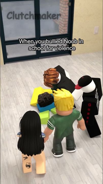 When you bullied Noob in school for violence 💀