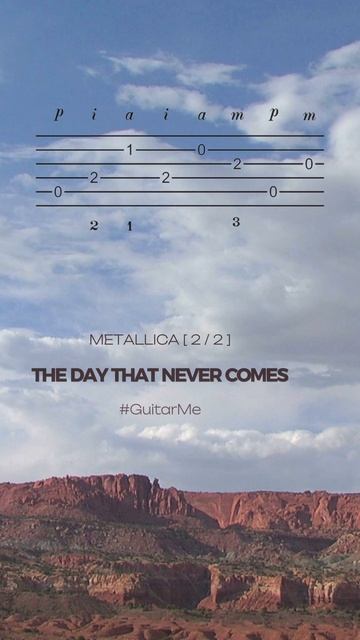 THE DAY THAT NEVER COMES Metallica на Гитаре 2/2. Ноты и Табы GuitarMe School | Александр Чуйко