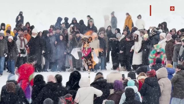 Новости СПбГУ: Универсанты отпраздновали Масленицу