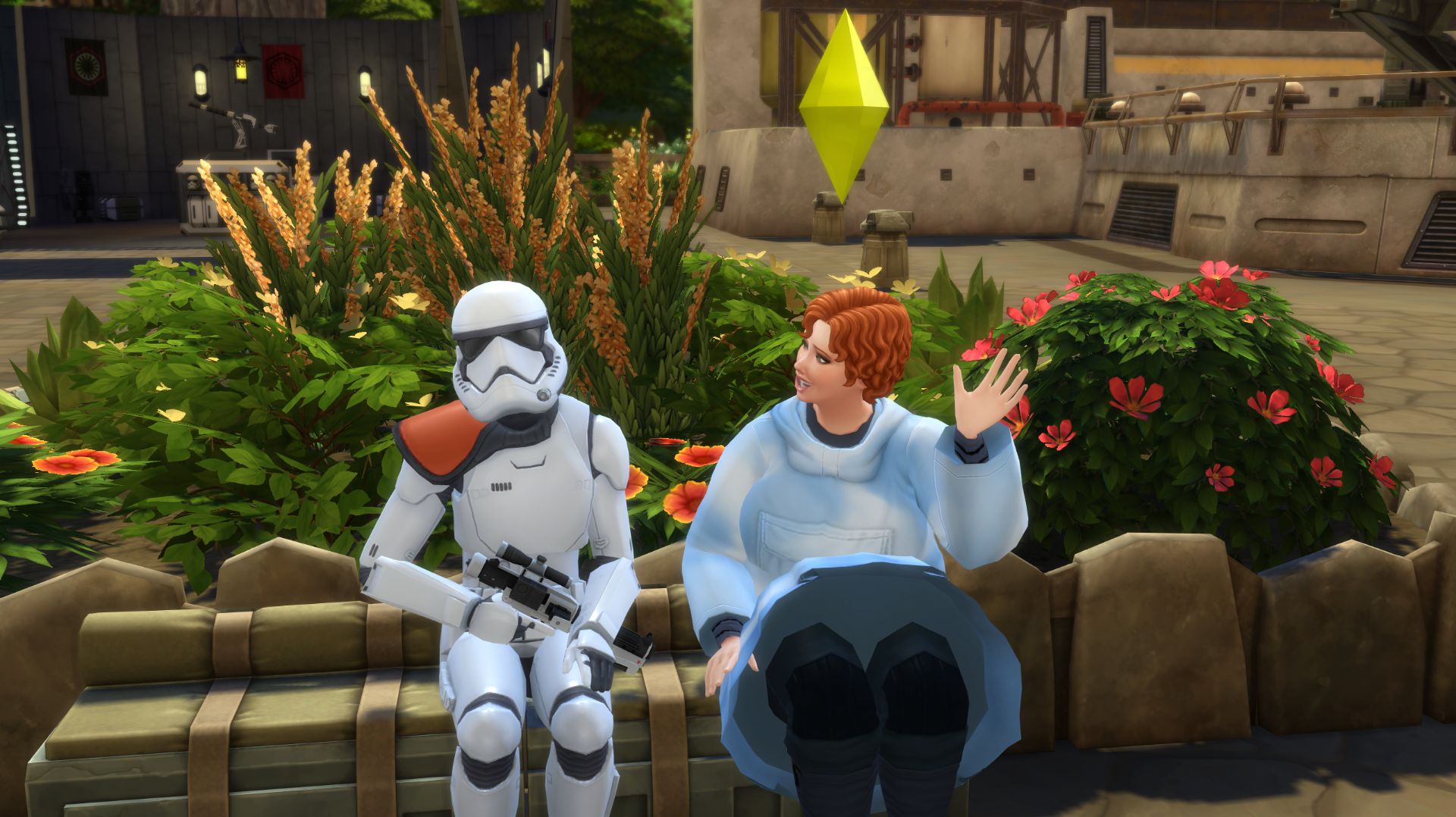 The Sims 4 / Из грязи в князи\ Rags To Riches 13 эп.  Отпуск на Батуу