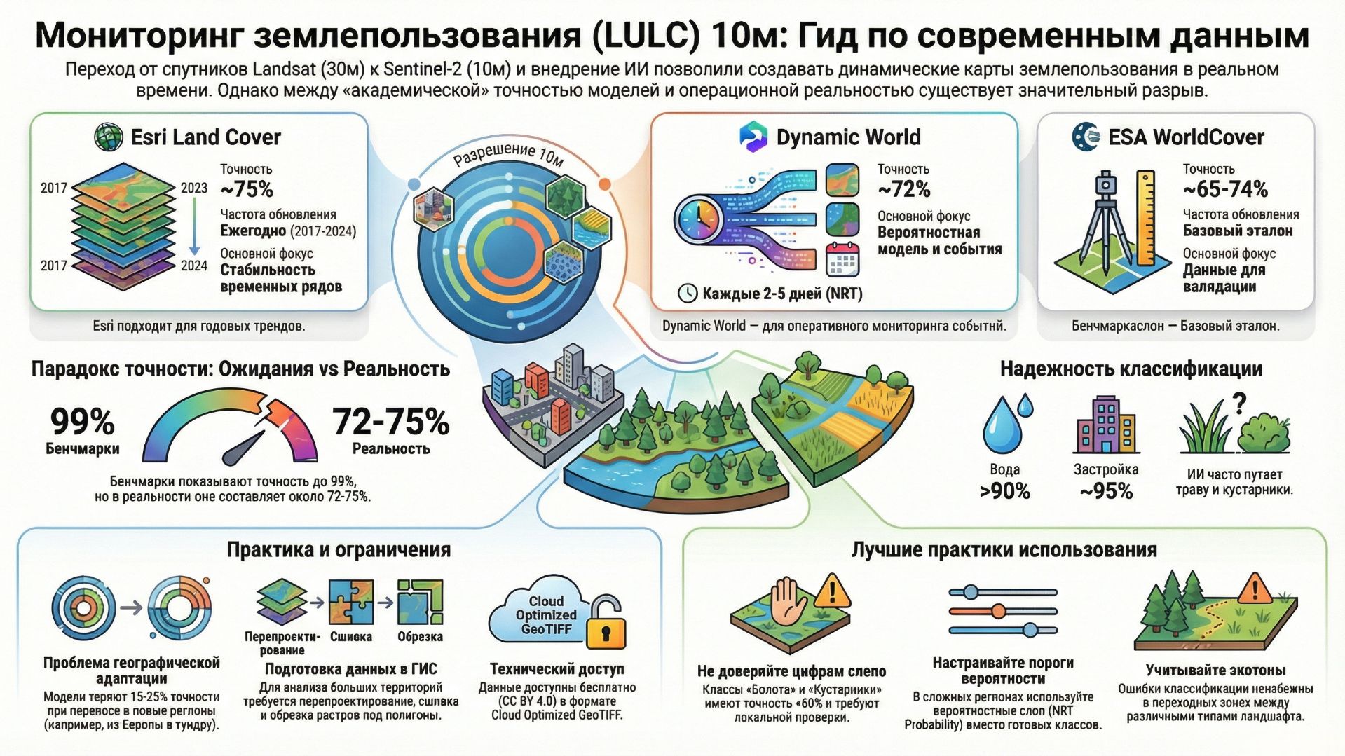 От глобальных пикселей к локальной истине