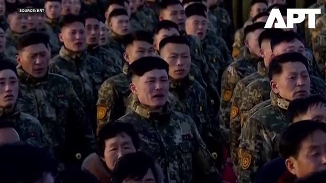 Пхеньян_ Ким Чен Ын открывает новое жилье для семей погибших солдат в Эмоте