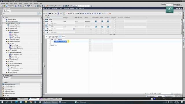 SCL Tia portal Part 4_ If ..else