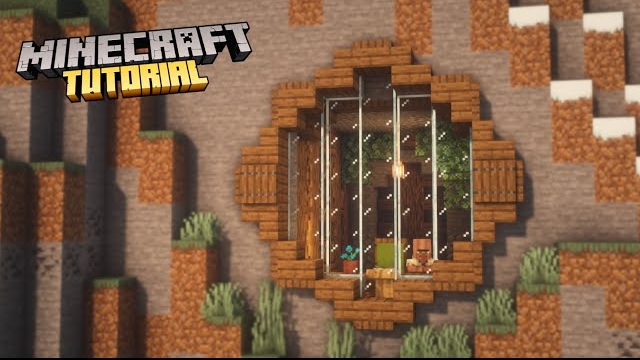 Майнкрафт | Как построить дом в горах | Туториал