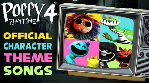Poppy Playtime Chapter 4 - OFFICIAL CHARACTER JINGLES - Black Gryph0n Baasik