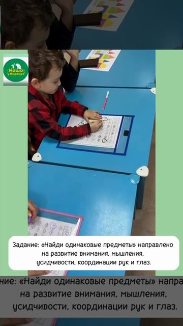 На занятии Раннего развития (3-4г). Тема: "Животные и птицы Севера"